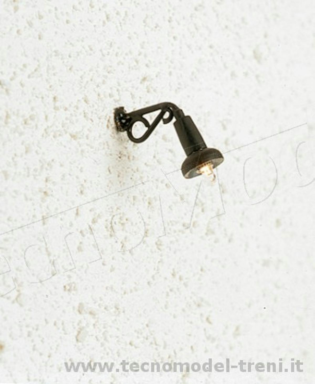 Brawa 4621 Lampione da parete, 12 x 12 mm, Scala N - TecnoModel.it