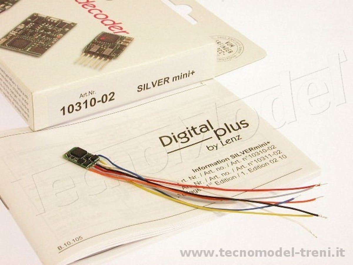 Lenz 10310-02 Decoder micro DCC 6 pin NEM651 con cavetti senza spina ...