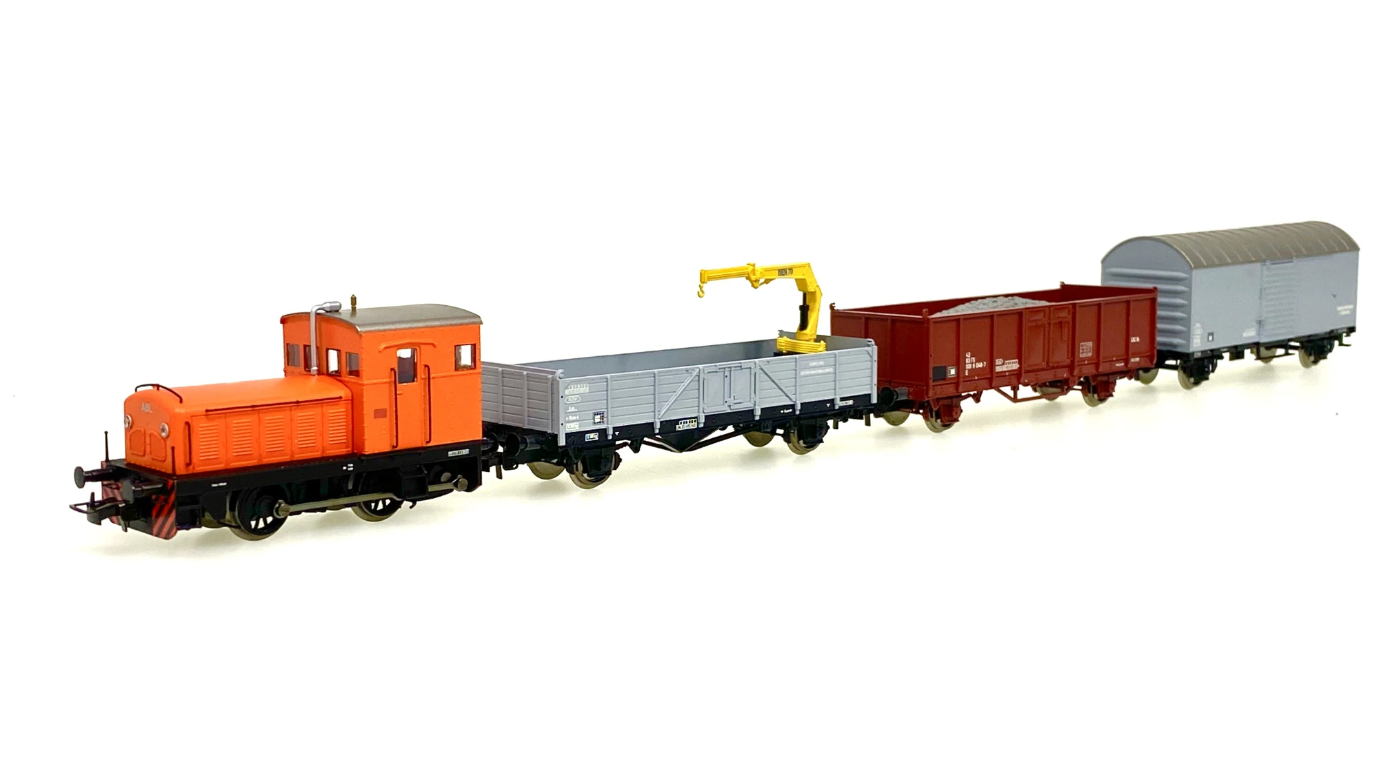 Liliput 230105 FS treno cantiere, set composto da locomotiva diesel ...