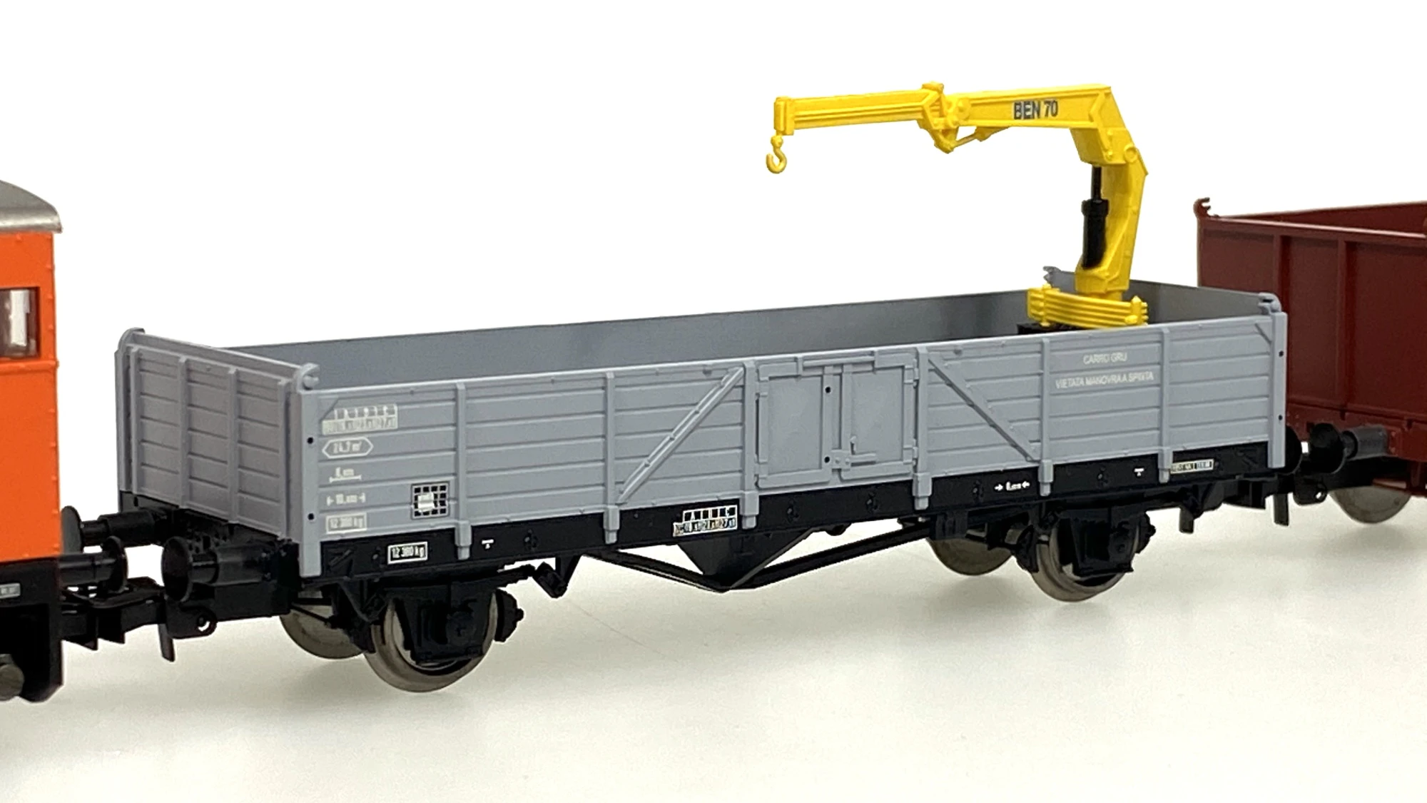 Liliput 230105 FS treno cantiere, set composto da locomotiva diesel ...