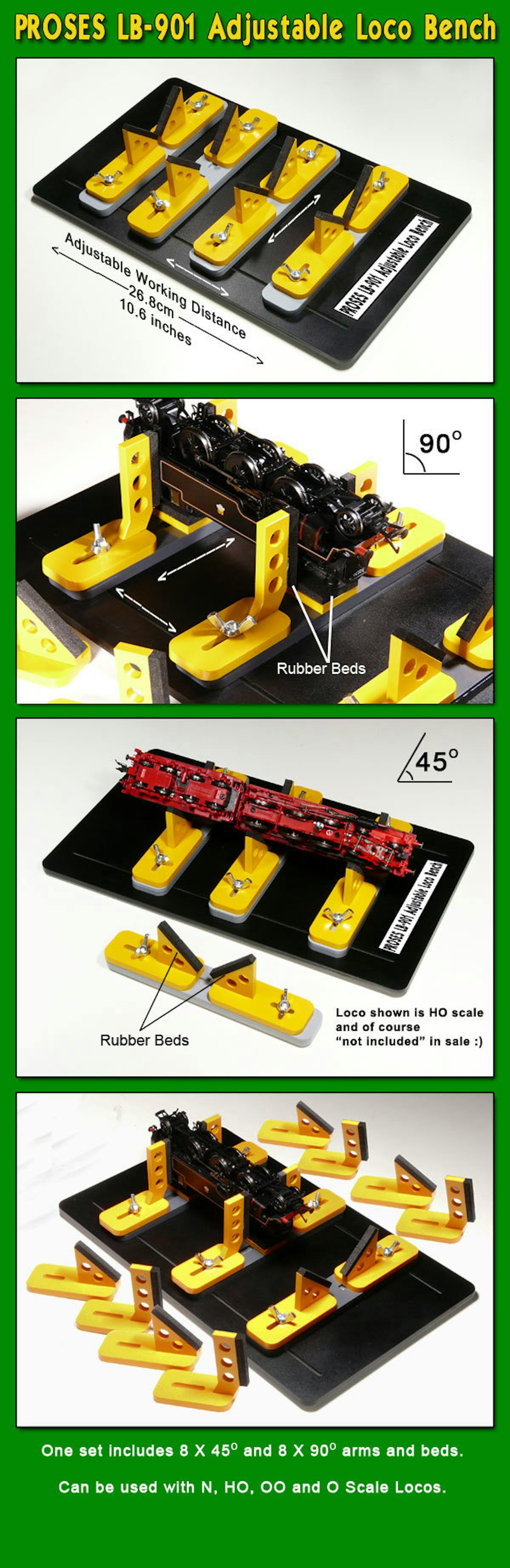 Proses LB-901 Culla regolabile per manutenzione locomotive - TecnoModel.it