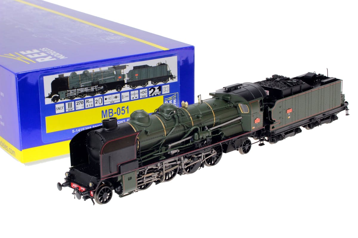 REE Modeles MB-051 Locomotiva a vapore Mikado 5-141 E 388 - SNCF ...