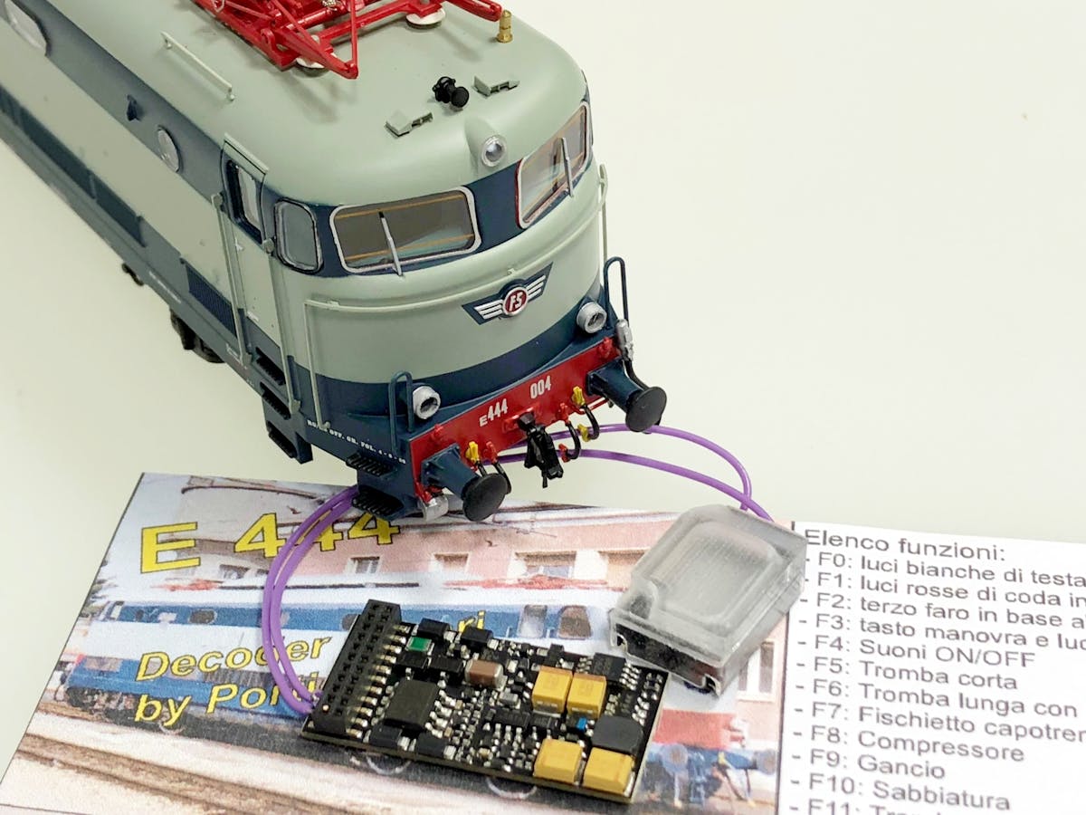 Zimo FS-E444/MS440C Decoder Sound DCC 21 pin suoni originali per FS E ...