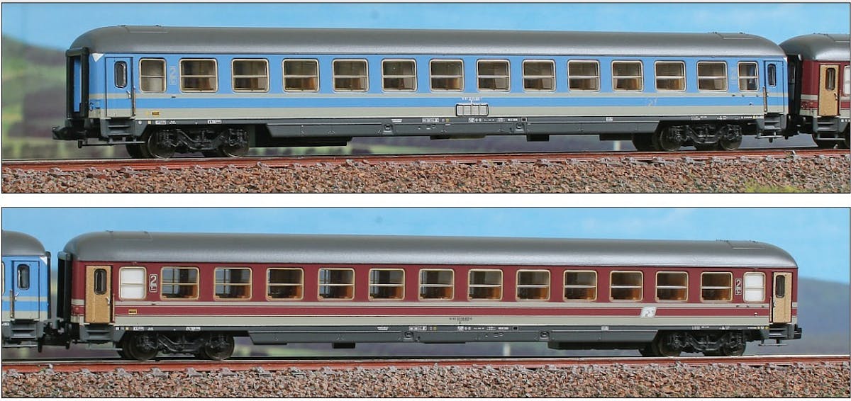 Acme 16515 Scala N 1:160 - Set di due carrozze FS Tipo X di 2 cl., una ...