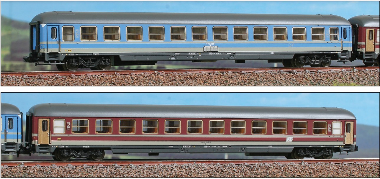 Acme 16515 Scala N 1:160 - Set di due carrozze FS Tipo X di 2 cl., una ...