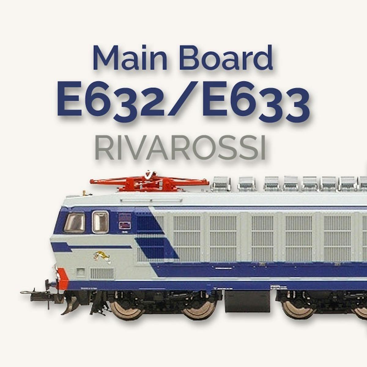 Almrose 4-30108-PP Main board per Rivarossi E632/E633/E652/E653 con connettore decoder NEXT 18 e ...