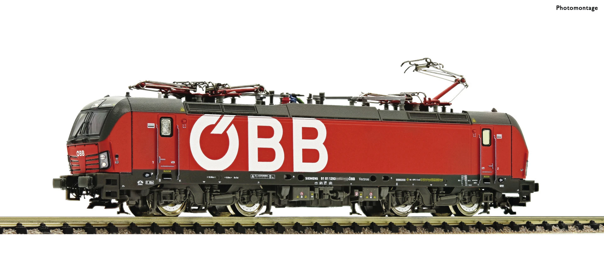 Fleischmann 739305 OBB locomotiva elettrica Vectron 1293 ep.VI Scala N ...