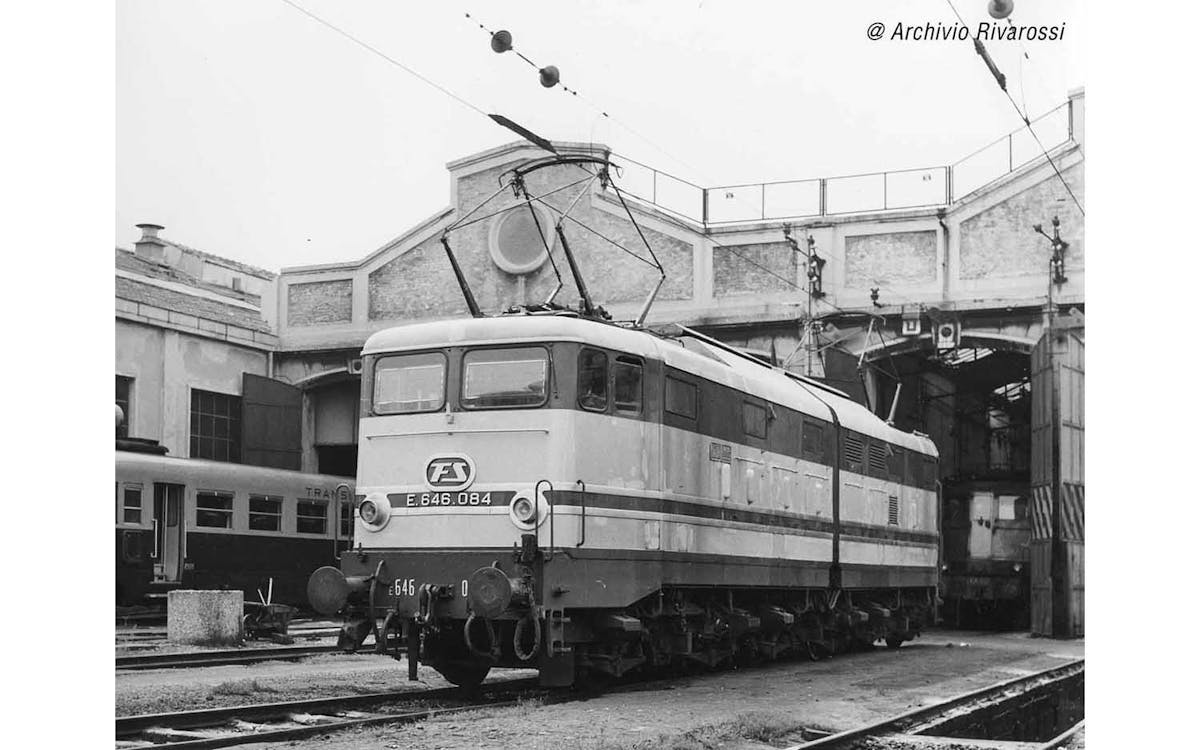 Rivarossi HR2867 Special Price - FS Locomotiva elettrica E.646 084 di 2a serie, livrea verde ...