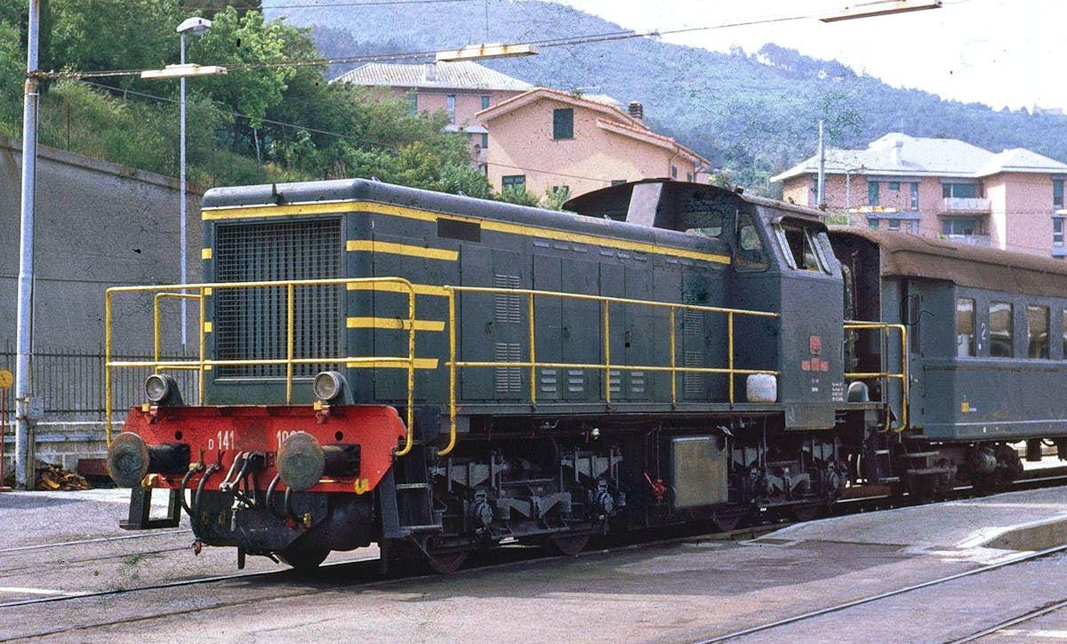 Piko 52447 FS locomotiva diesel D.141 1023 Dep. Loc. Savona, ep.IV ...