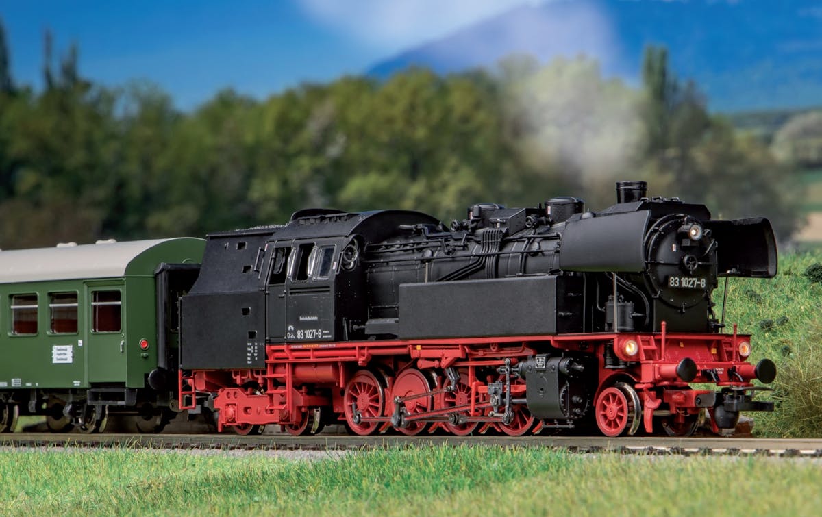 Piko 55916 DR locomotiva a vapore BR 83.10 ep. IV - DCC Sound + ganci digitali + fumo dinamico ...