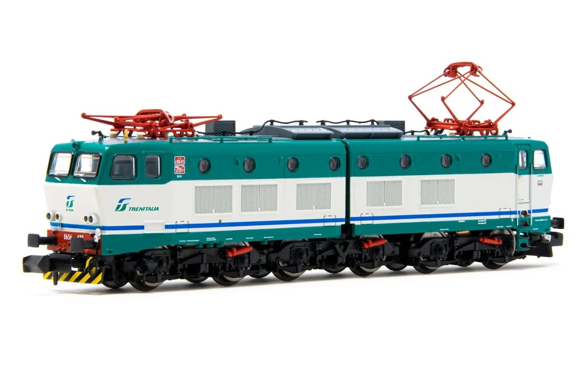 Arnold HN2532 FS locomotiva elettrica E656 472 ''Caimano'' di 5 serie livrea XMPR Dep.Loc ...