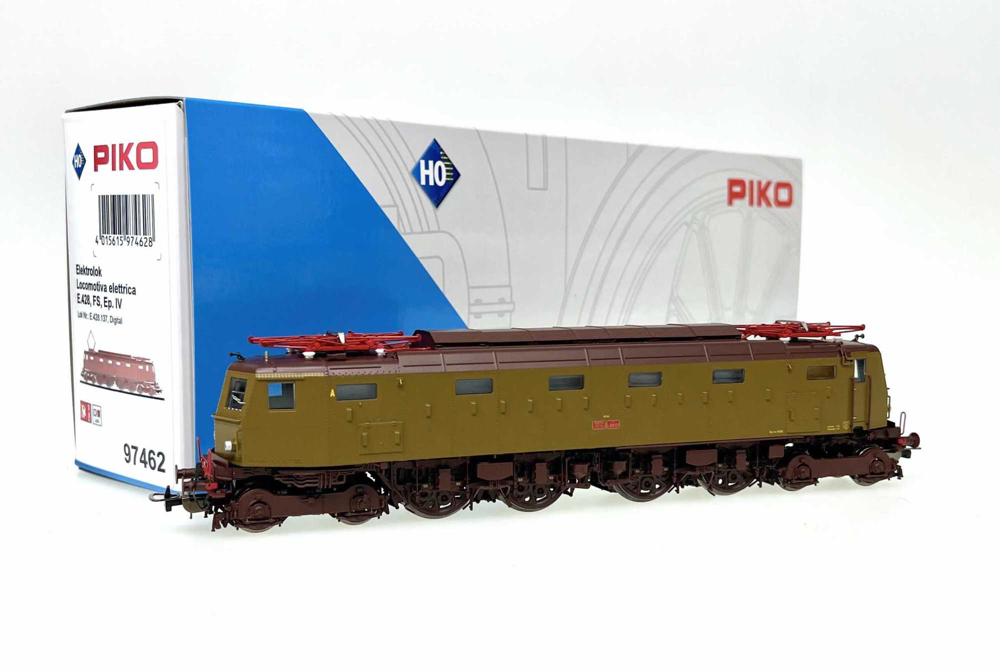 Piko 97462 FS locomotiva Elettrica E.428 137 FS di Seconda Serie ...