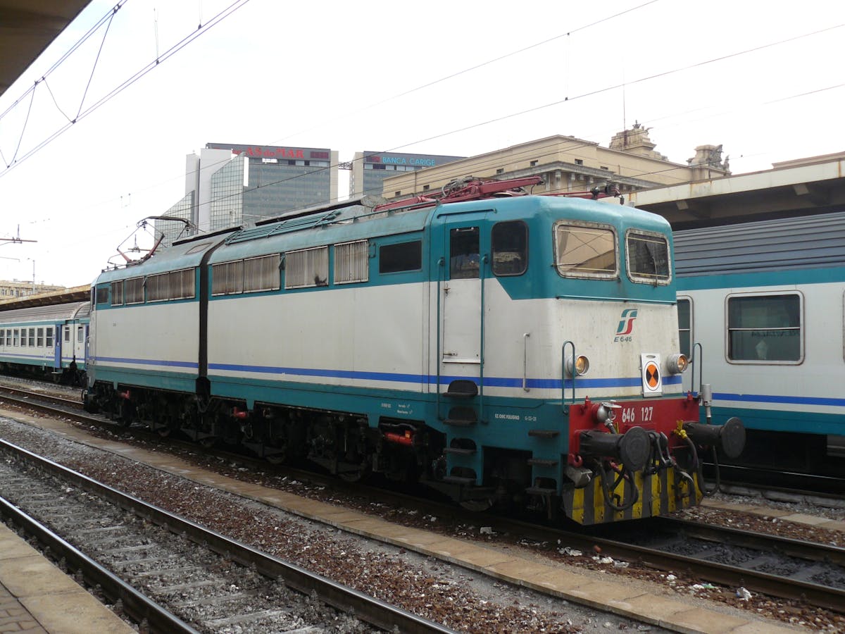 Acme 60591 FS E.646 127 navetta, lirea XMPR con logo frontale di Tipo 3 ...