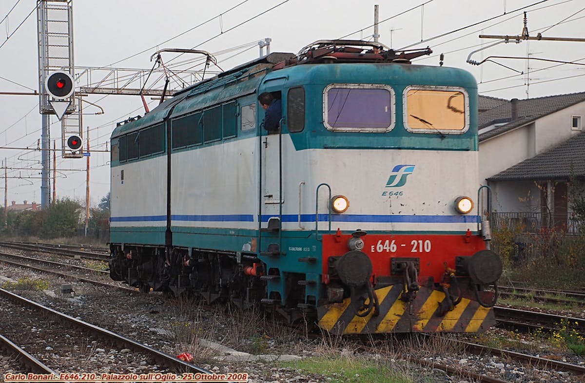 Acme 60592 FS E.646 210 navetta, lirea XMPR OML Milano, ep.V - TecnoModel.it