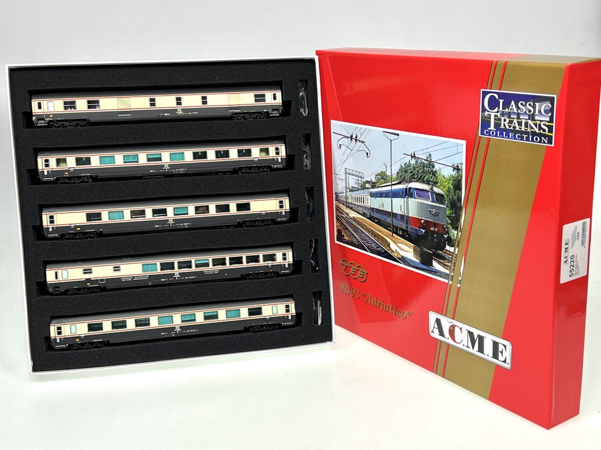 Acme 55220 FS TEE ''Adriatico'' set 5 carrozze Gran Confort, ep.IV ...