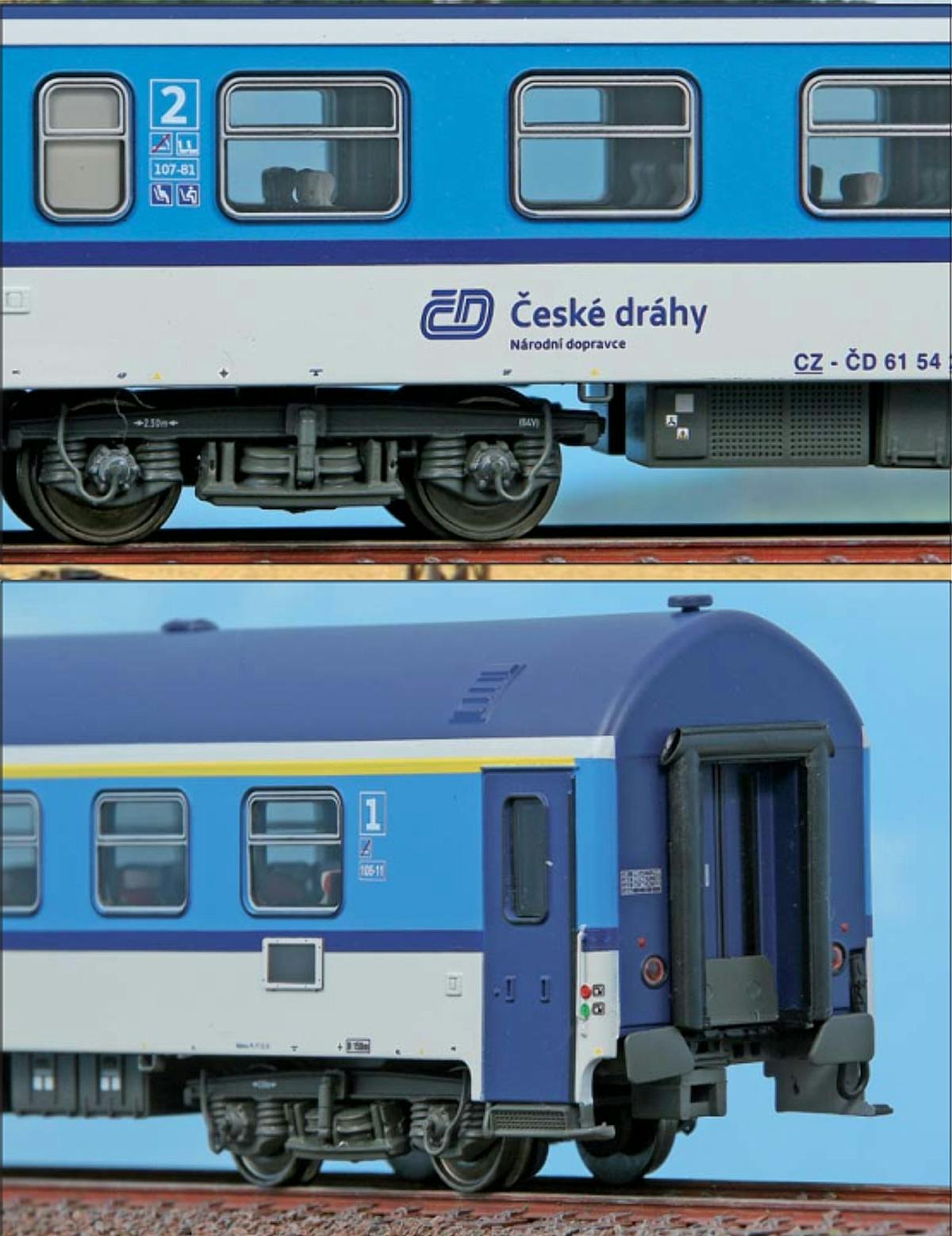 Acme 55293 CD set tre carrozze Rychlík vyšší kvality (Rx) - Treno ...