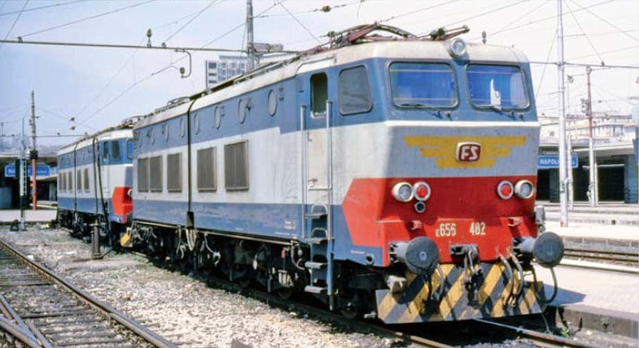 Acme 69398 FS Locomotiva elettrica E.656.482 (quinta serie). Livrea d ...