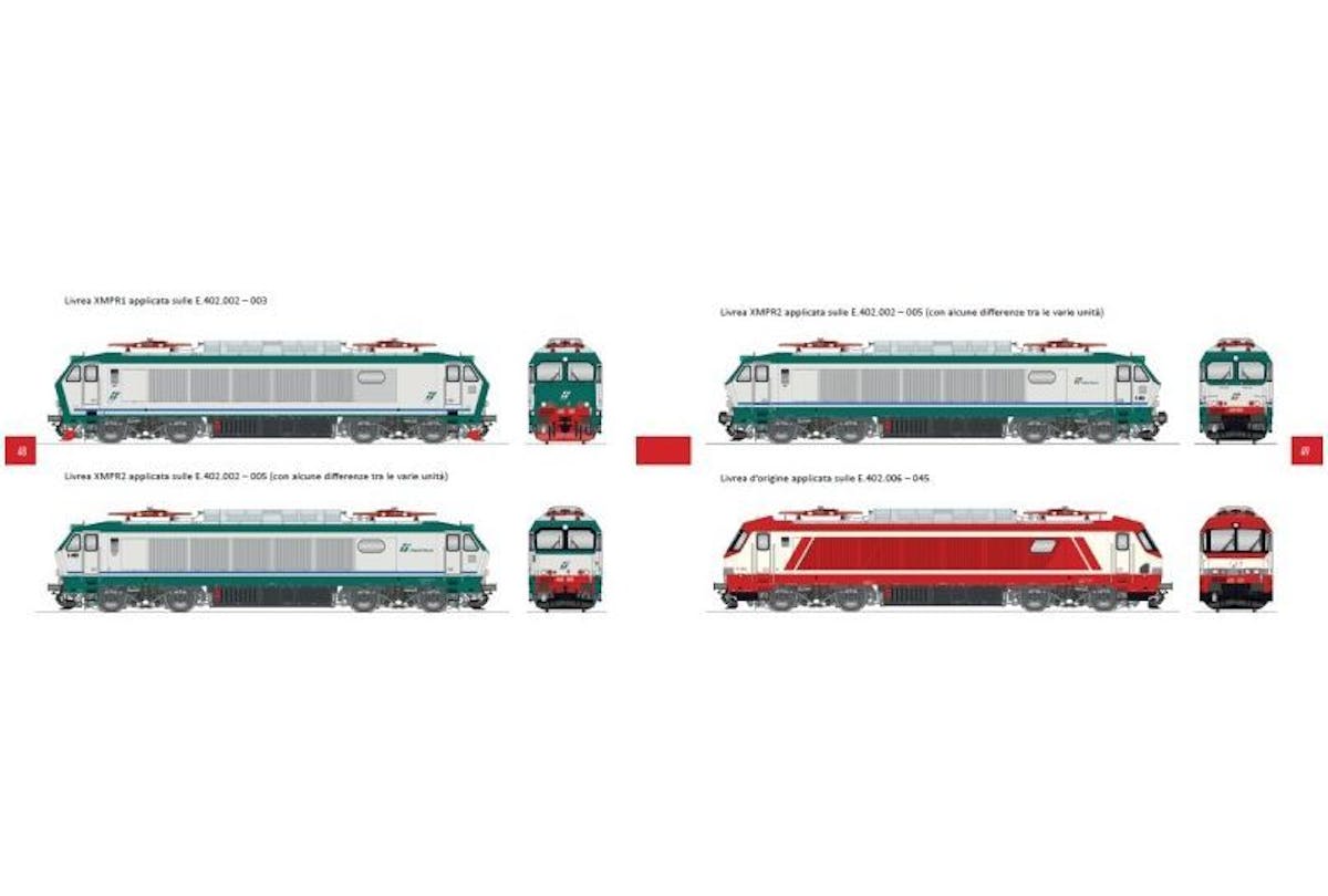 Ferrovie.it L00692 Locomotive elettriche FS E.402 - E.401 - TecnoModel.it