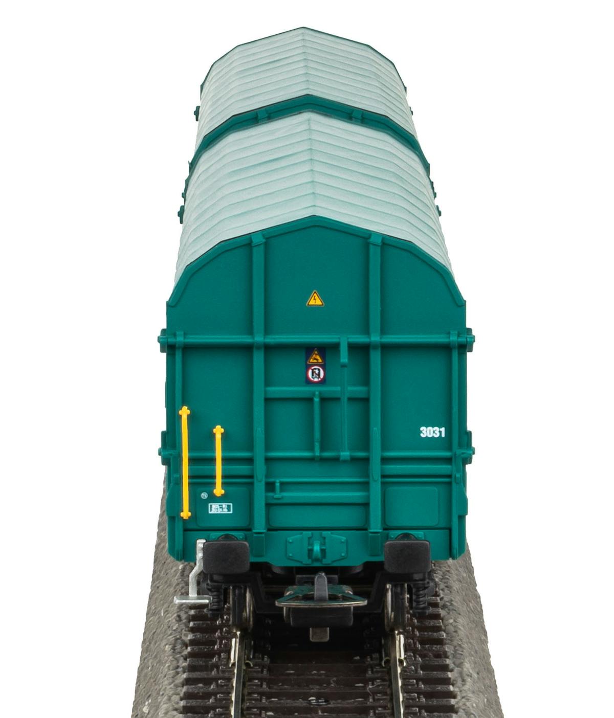 Piko 58288 FS set 2 carri trasporto coils con telone scorrevole tipo Shimmns, ep.VI - TecnoModel.it