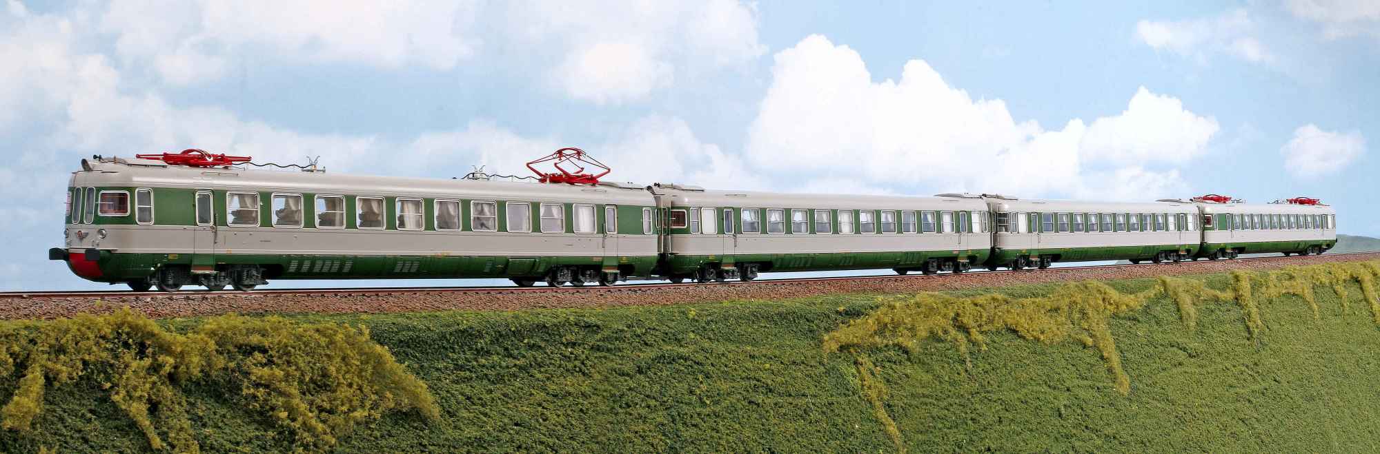 Acme 70035 FS set elettromotrici Ale 601 il '' Rapido d'Italia'' in quattro elementi ep. IV ...