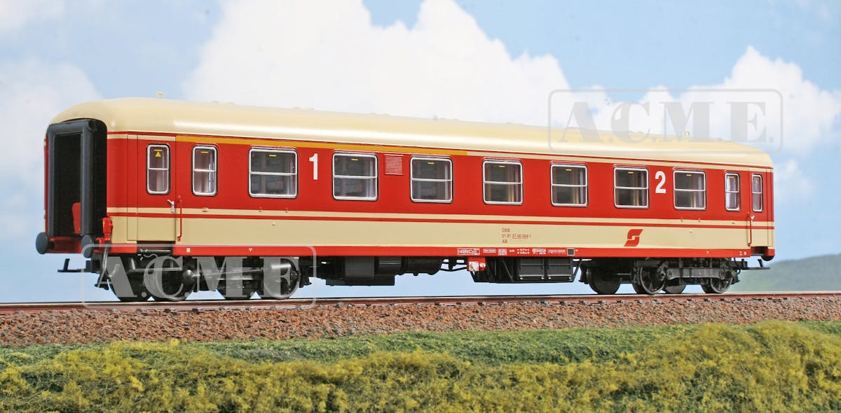Acme 52175 ÖBB carrozza tipo AB4üh mista di 1.- 2.c. livrea Jaffa, ep ...