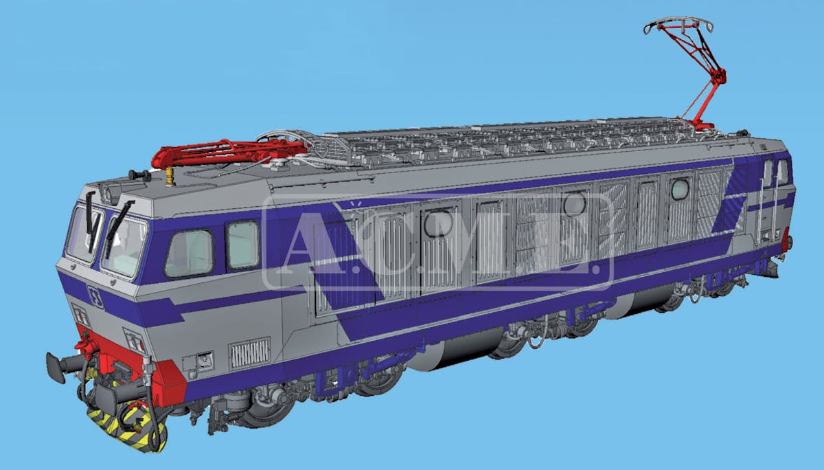 Acme 60720 FS Locomotiva elettrica E.632 006, livrea grigio perla e blu ...